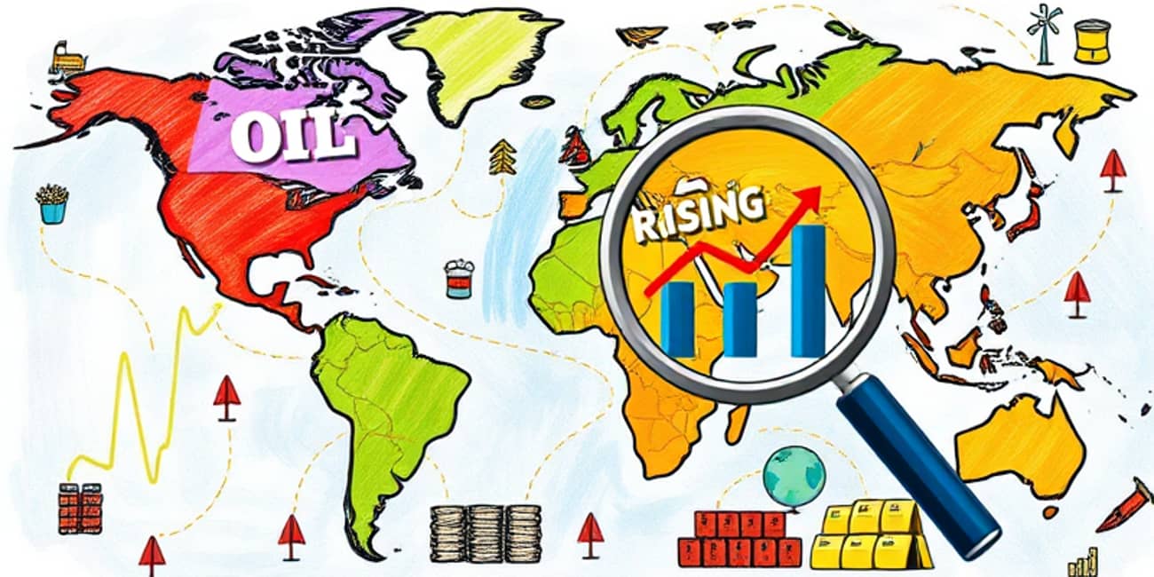 Track global commodity prices for clues about supply chains